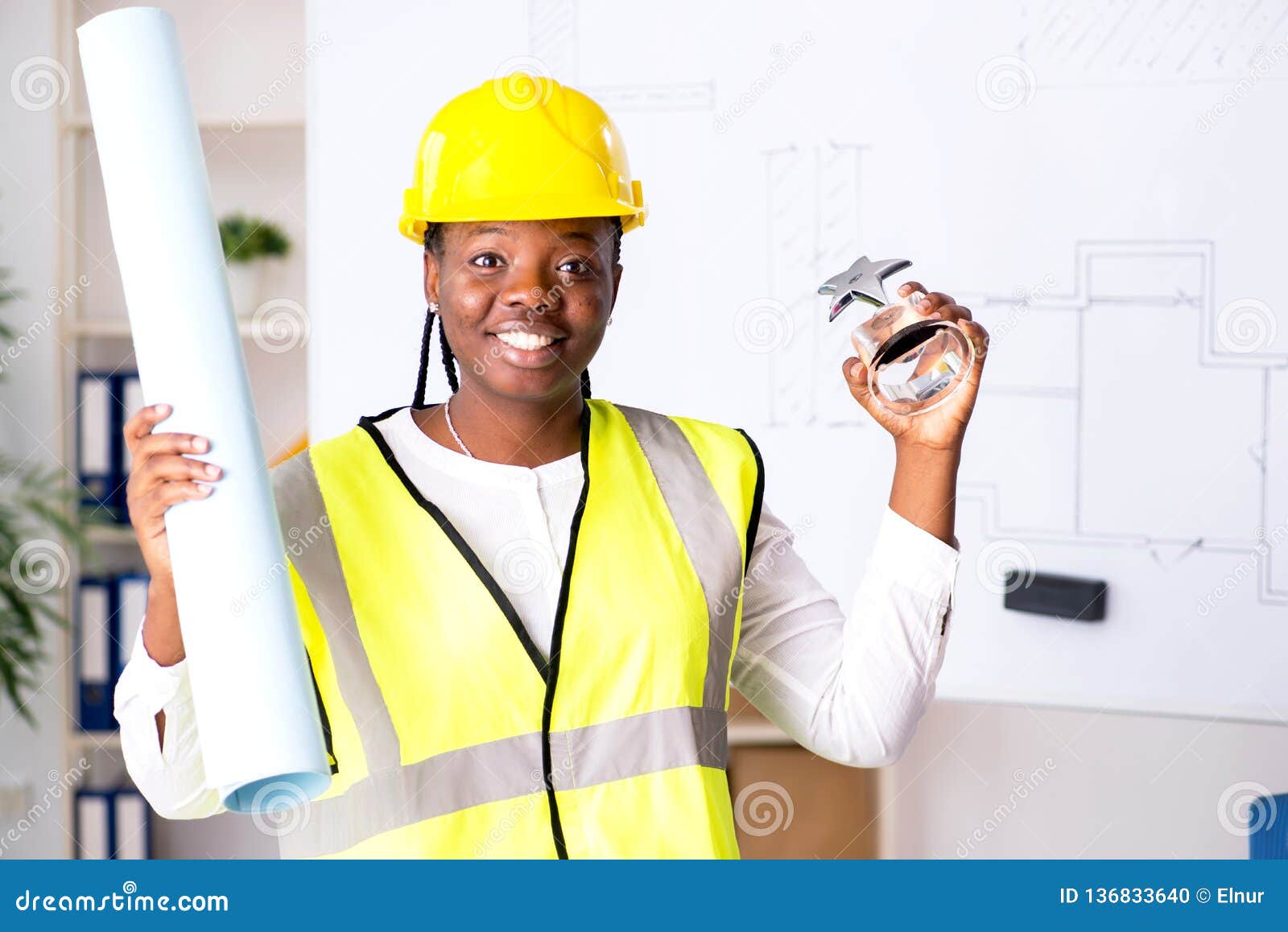 The Young Black Architect Working on Project Stock Photo - Image of ... The Young Black Architect Working on Project Stock Photo - Image of ...