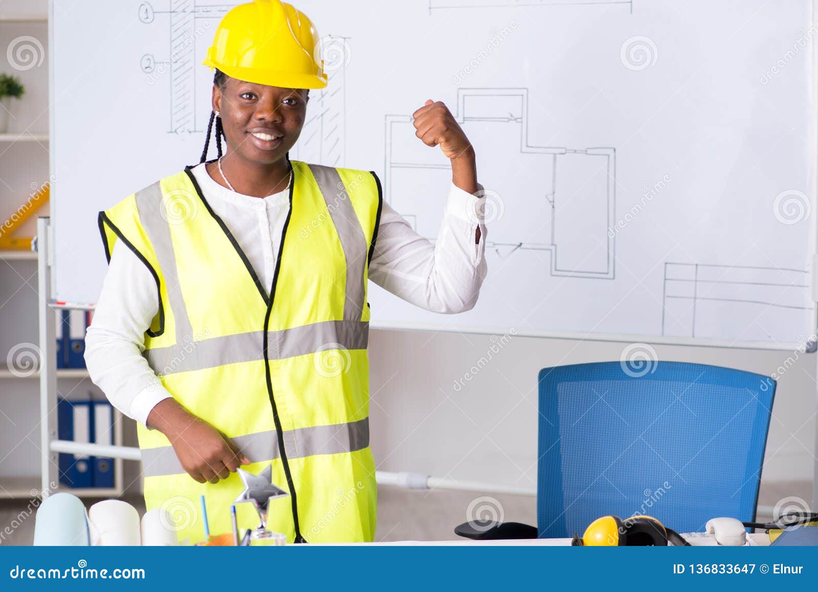 The Young Black Architect Working on Project Stock Image - Image of ... The Young Black Architect Working on Project Stock Image - Image of ...