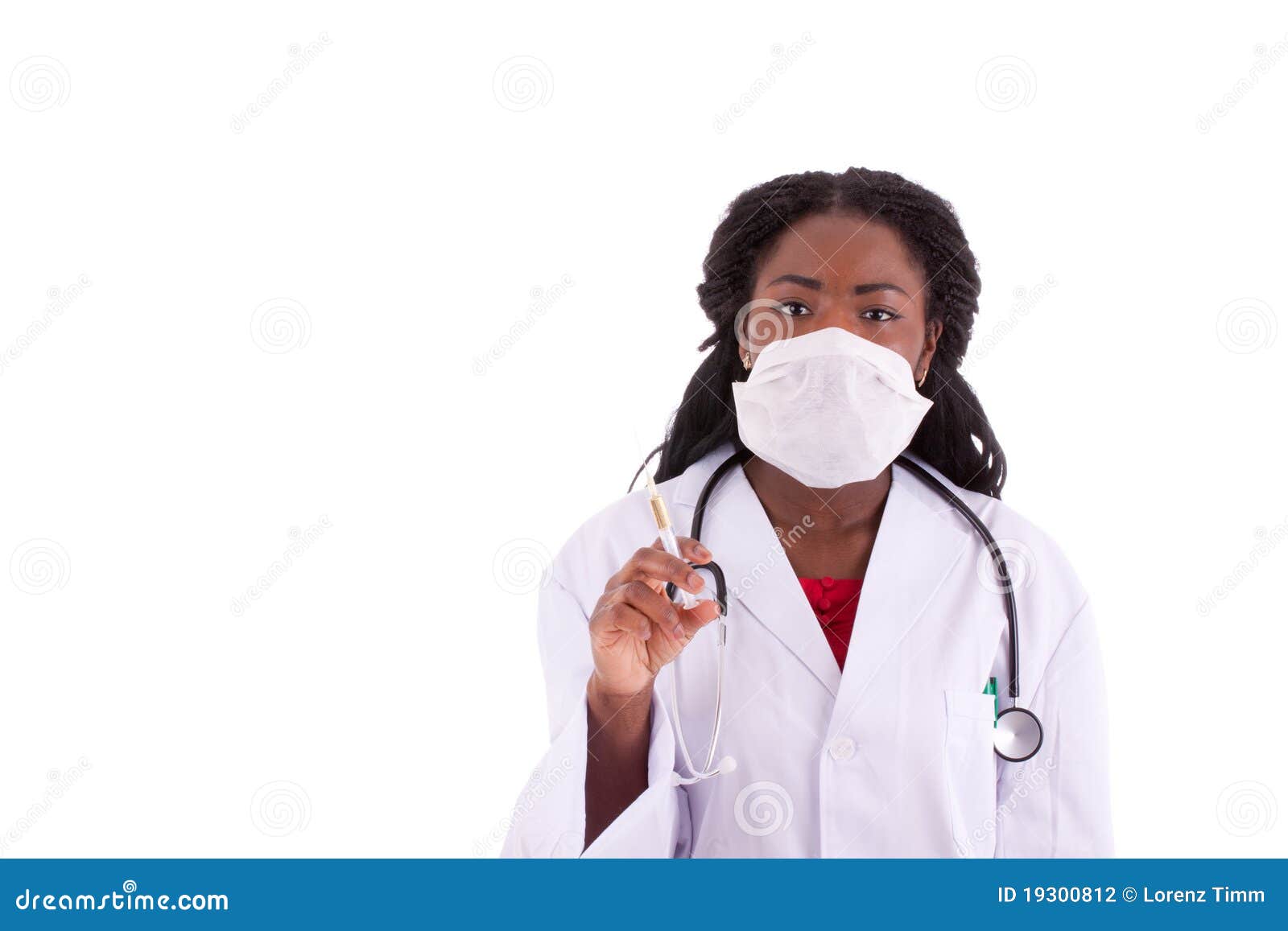 The young black doctor stock photo. Image of insurance - 19300812