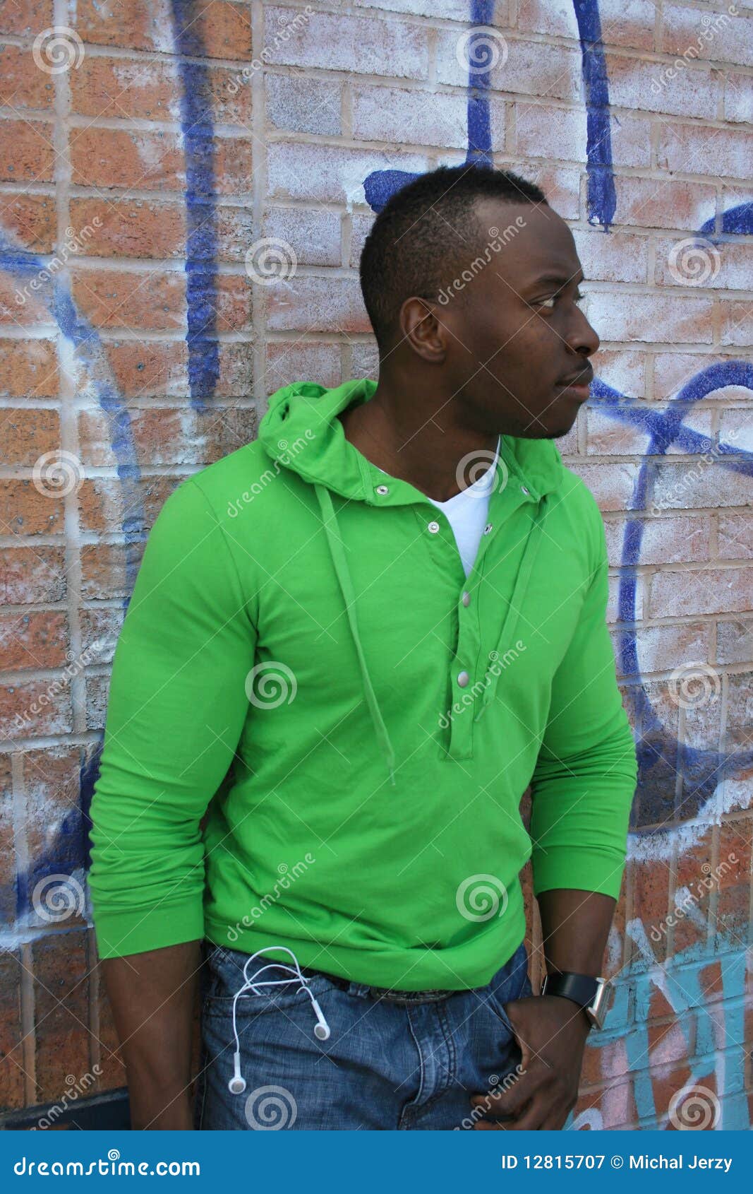 Young Black Male in Toronto Stock Image - Image of toronto, clothes ...