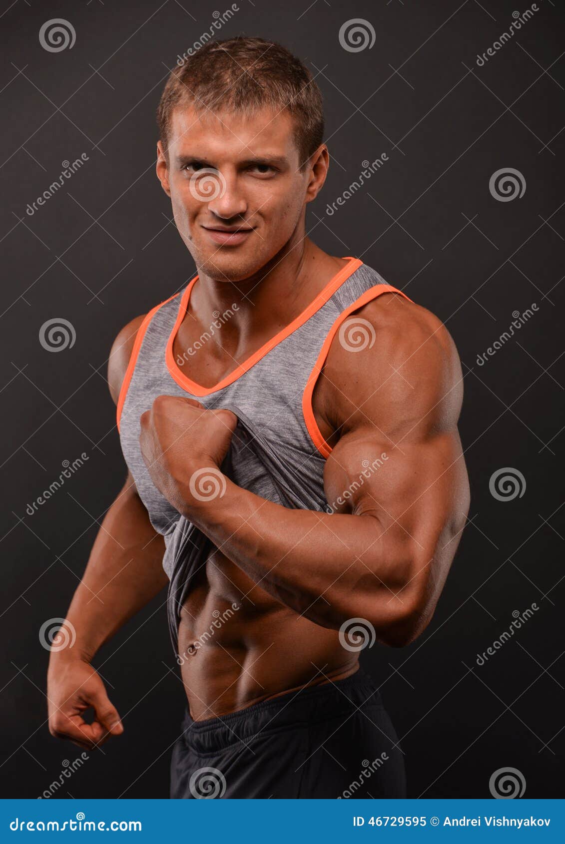 Young bodybuilder stock image. Image of confidence, beauty - 46729595