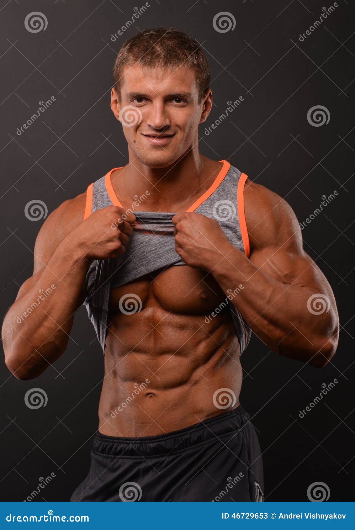 Young bodybuilder stock image. Image of body, hunk, fitness - 46729653