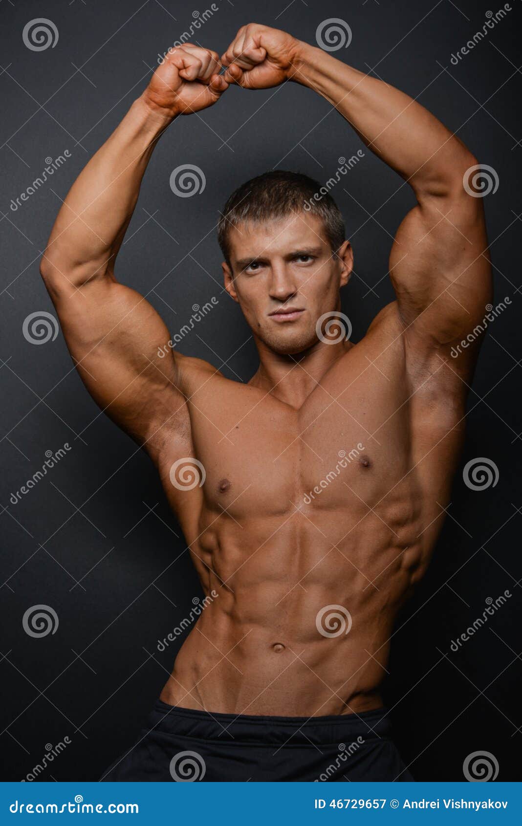 Young bodybuilder stock image. Image of beauty, abdominal - 46729657