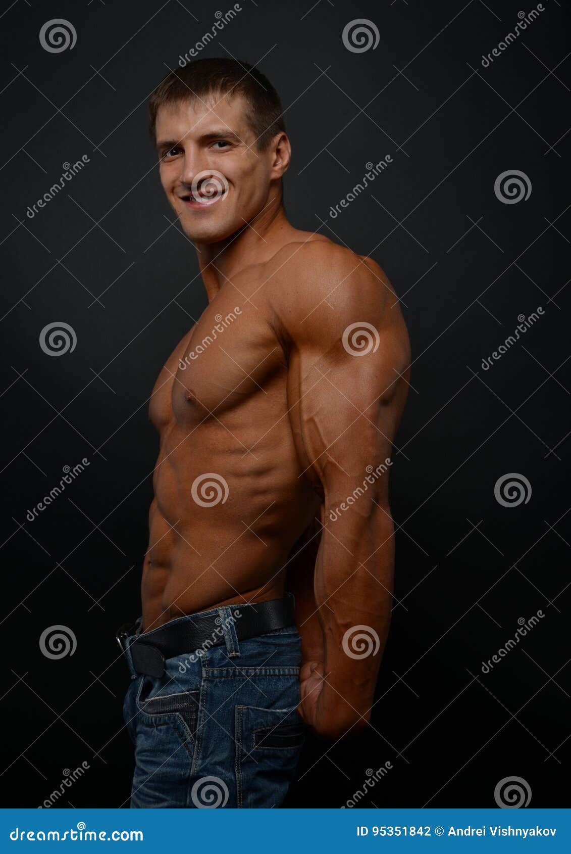 Young bodybuilder stock photo. Image of caucasian, exercise - 95351842