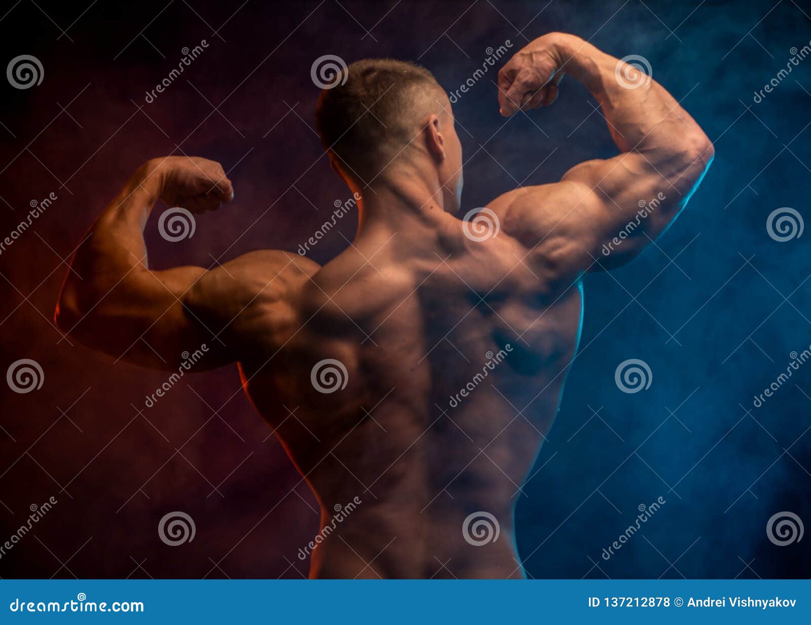 Young bodybuilder stock photo. Image of confidence, athleticism - 137212878