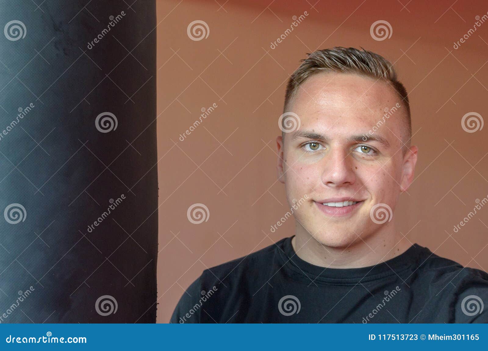 Young Boxer Smiling at the Camera Stock Image - Image of sport, young ...