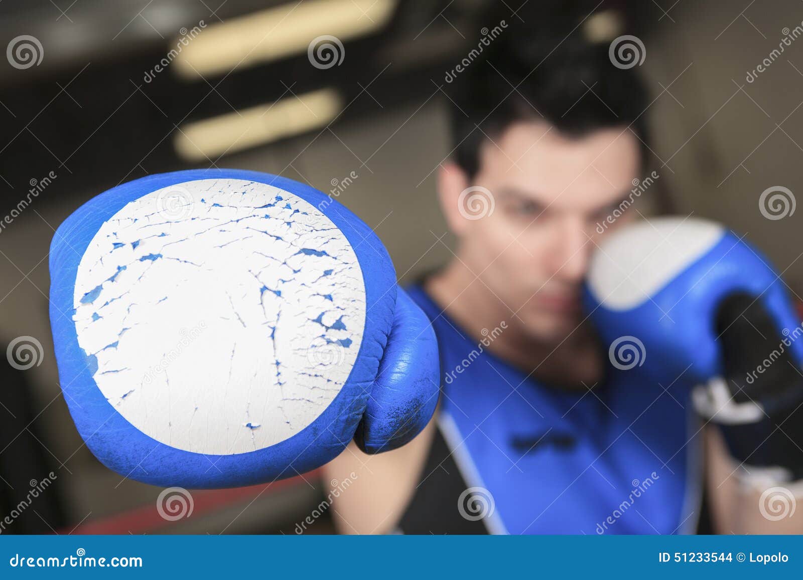 Young Boxer Who Training for His Fight Stock Photo - Image of adult ...