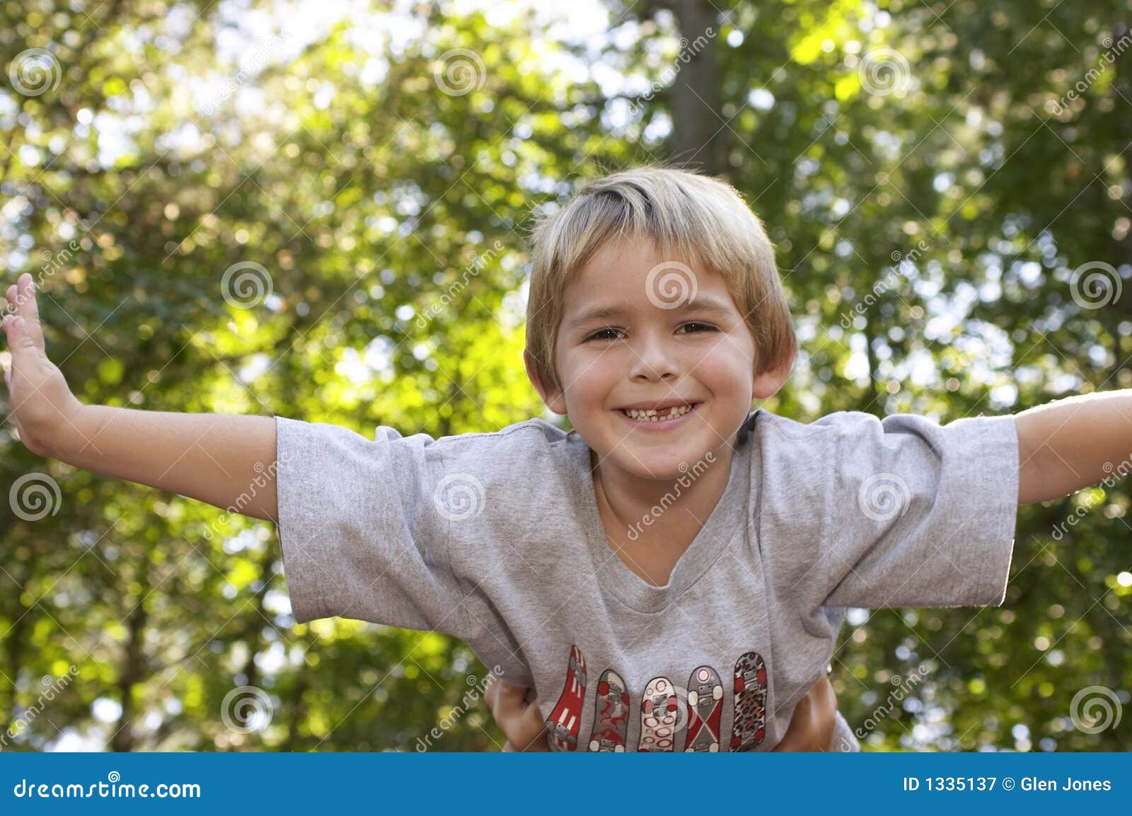 Young boy stock image. Image of healthy, expression, outside - 1335137