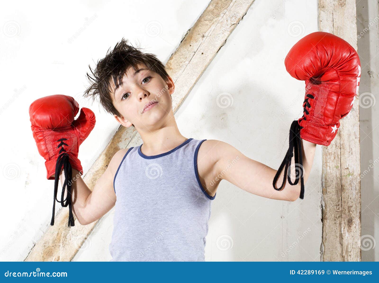 Young boy as a boxer stock image. Image of caucasian - 42289169