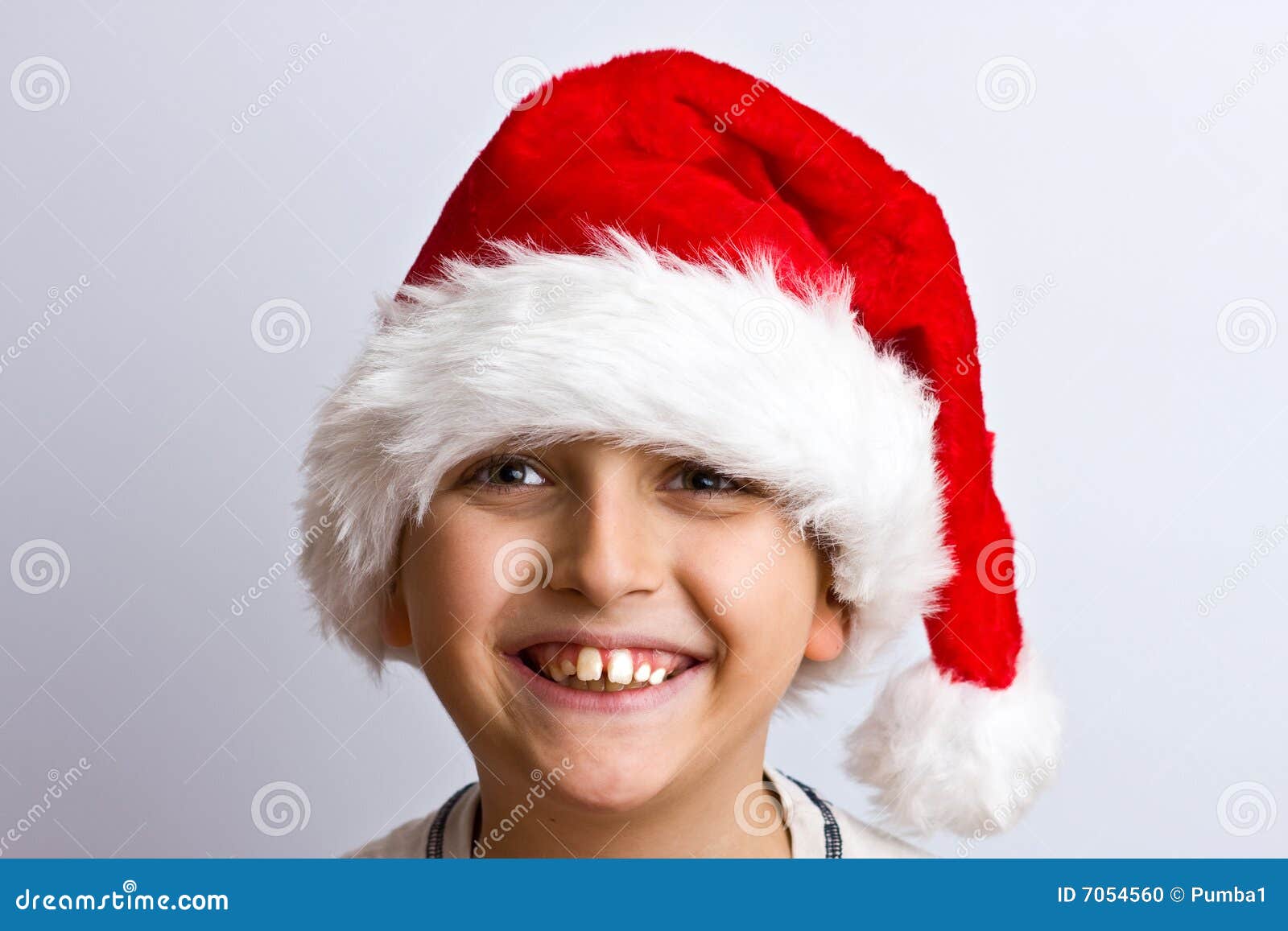 Young boy as Santa Claus stock photo. Image of celebrate - 7054560