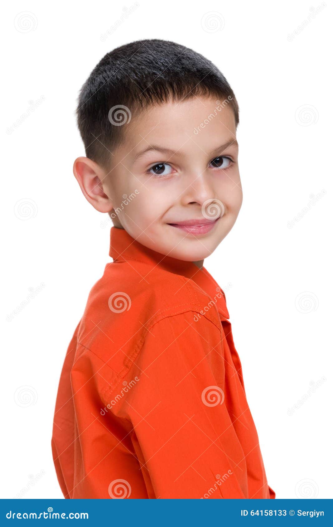Young Boy From The Back Stock Image | CartoonDealer.com #64158133
