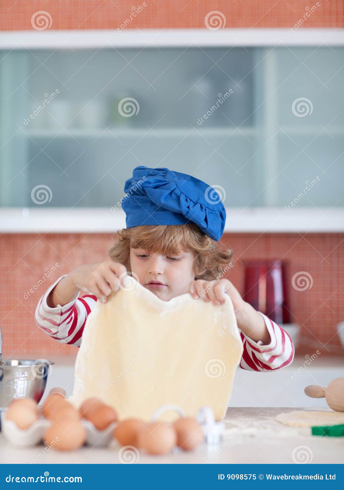 Young boy baking stock image. Image of bowl, female, indoors - 9098575