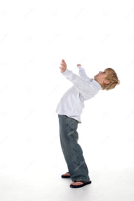 Young boy bent backwards stock image. Image of handsome - 5537923