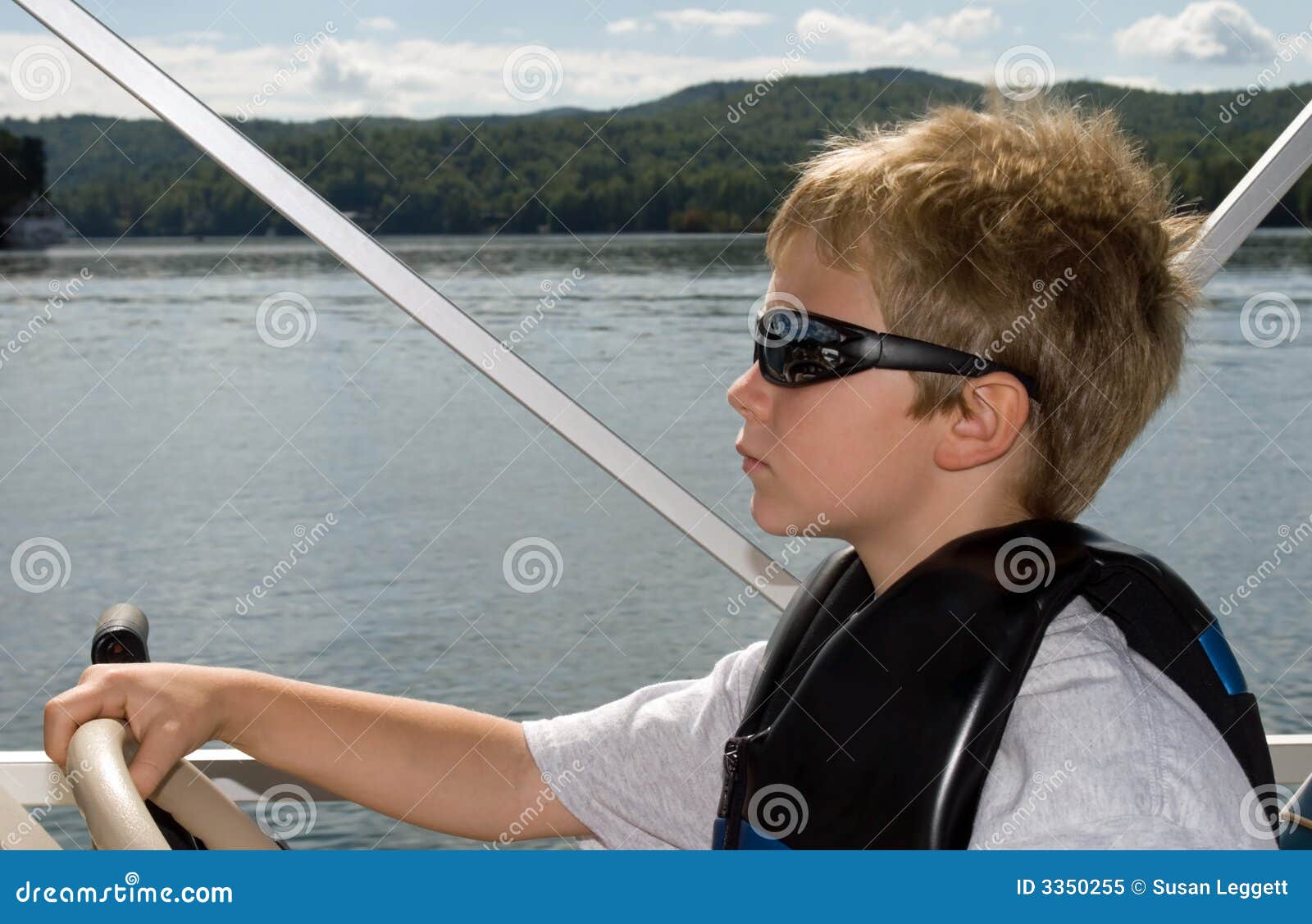 Young Boy and Boat stock image. Image of learn, caucasian - 3350255