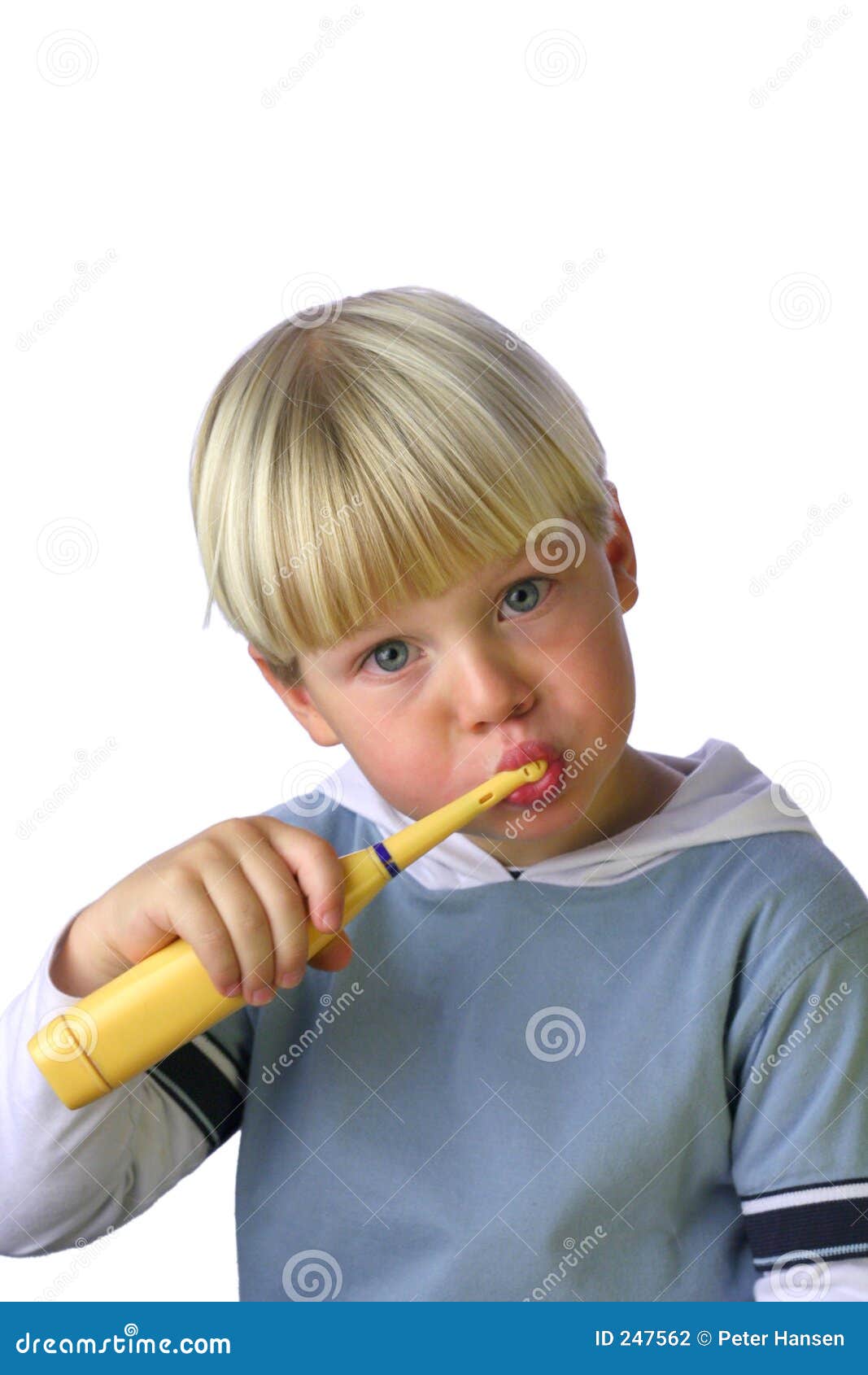 Young Boy Cleaning His Teeth Stock Photo - Image of hygine, face: 247562