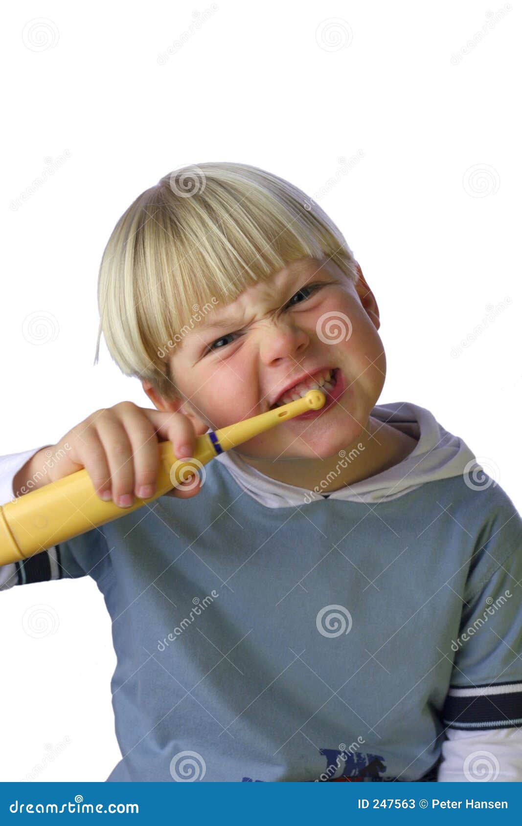 Young Boy Cleaning His Teeth IV Stock Image - Image of children, wash ...