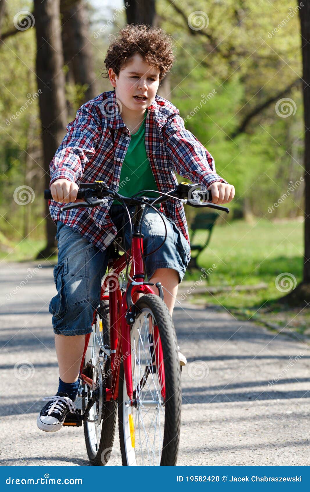 Young boy cycling stock photo. Image of cyclist, energy - 19582420