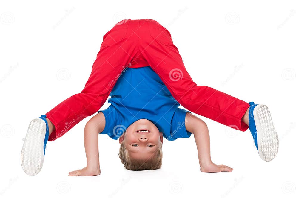 Young boy dances stock photo. Image of studio, posing - 45329492