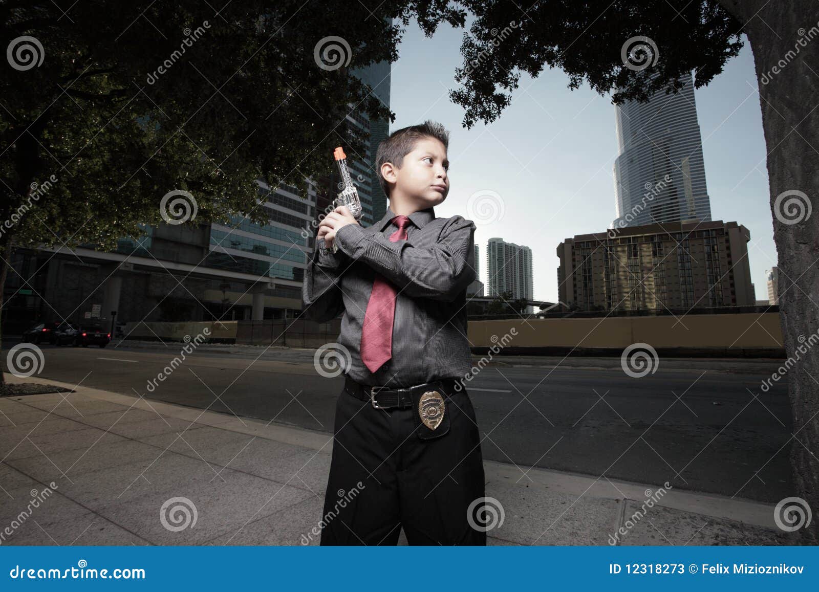 Young boy detective stock image. Image of businessman - 12318273