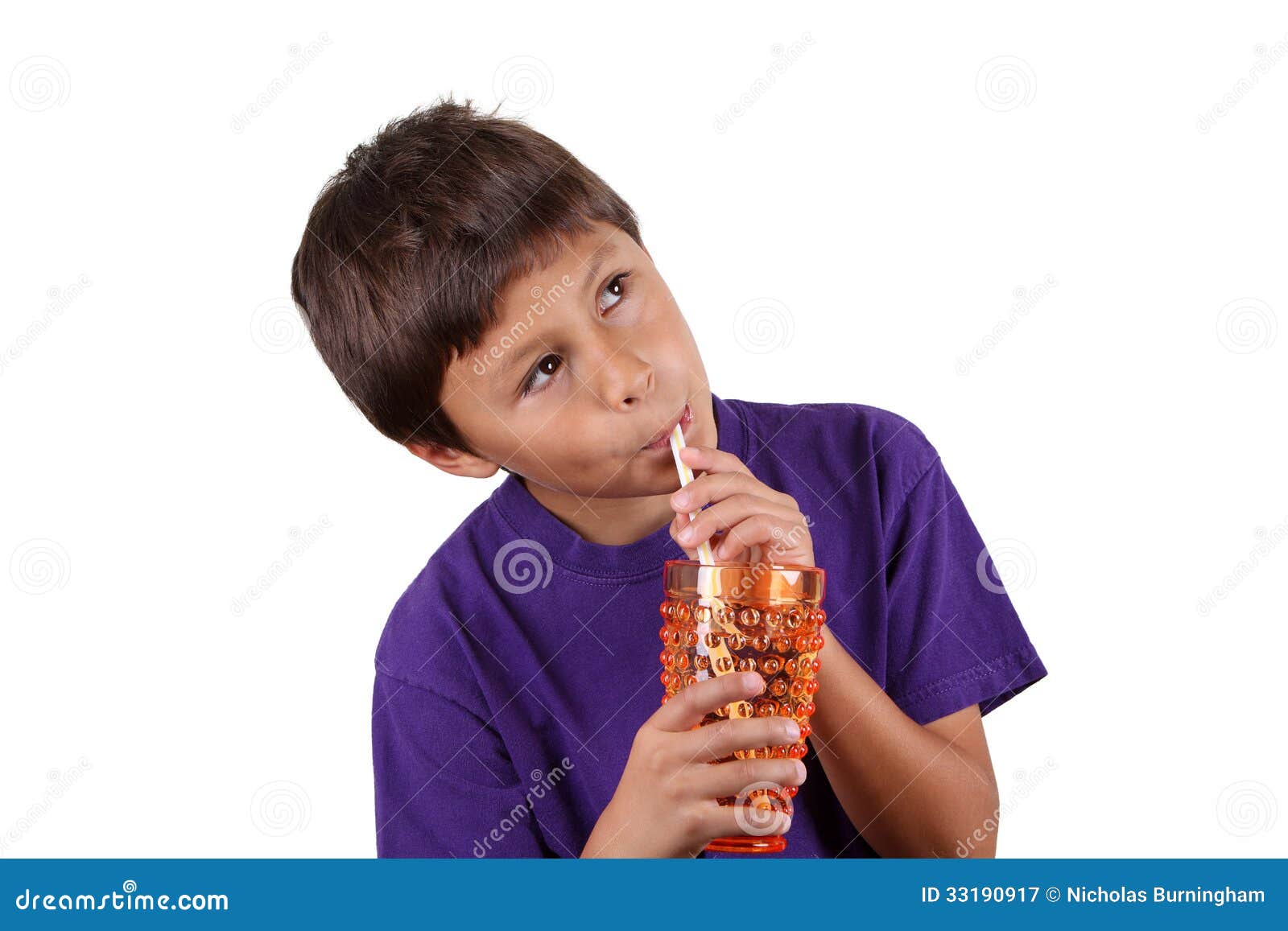 Young boy drinking stock image. Image of healthy, handsome - 33190917