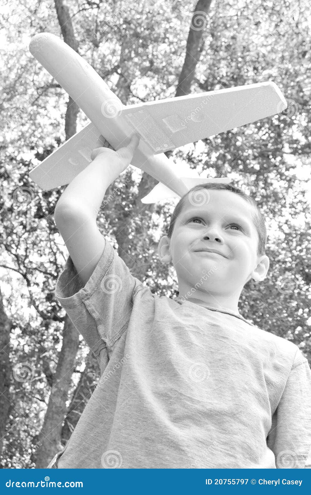 Young boy flying plane stock image. Image of childhood - 20755797