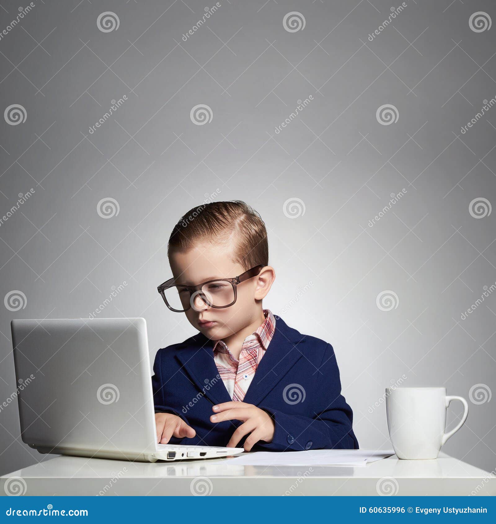 Young Boy Hacking into the System.little Hacker Stock Photo - Image of ...