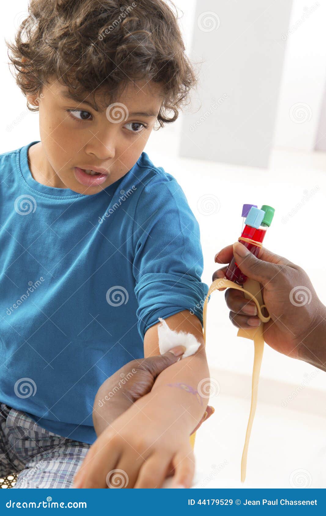 Young Boy Having Blood Test Stock Image - Image of body, giving: 44179529