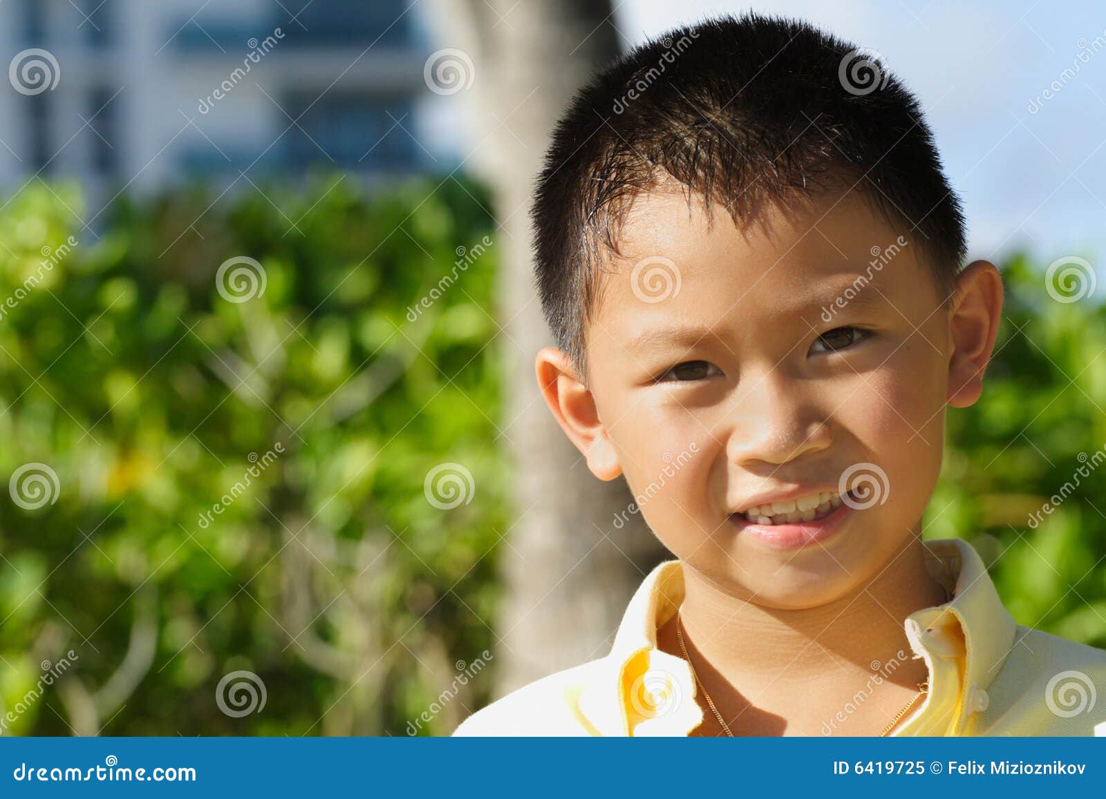 Young boy headshot stock image. Image of adorable, cute - 6419725