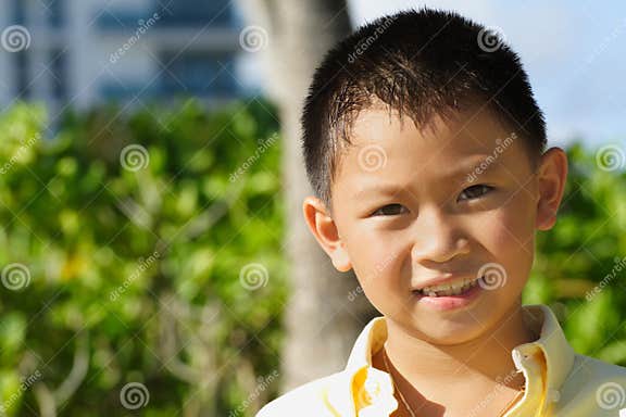 Young boy headshot stock image. Image of adorable, cute - 6419725