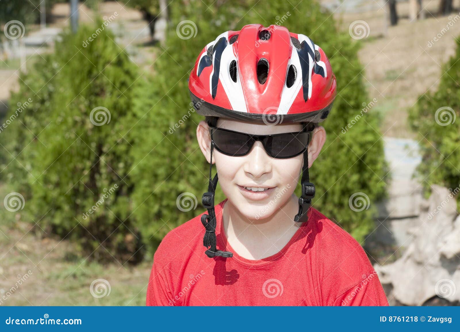 Young boy in helmet stock photo. Image of safety, people - 8761218