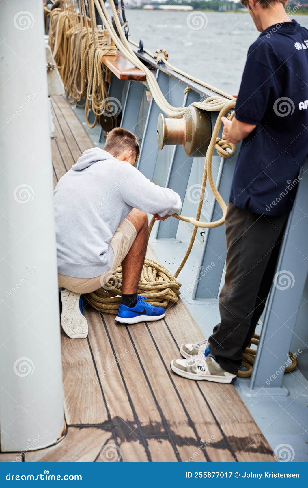 Young Boy Inside Ships from Tall Ship Race 2022 Editorial Photography ...