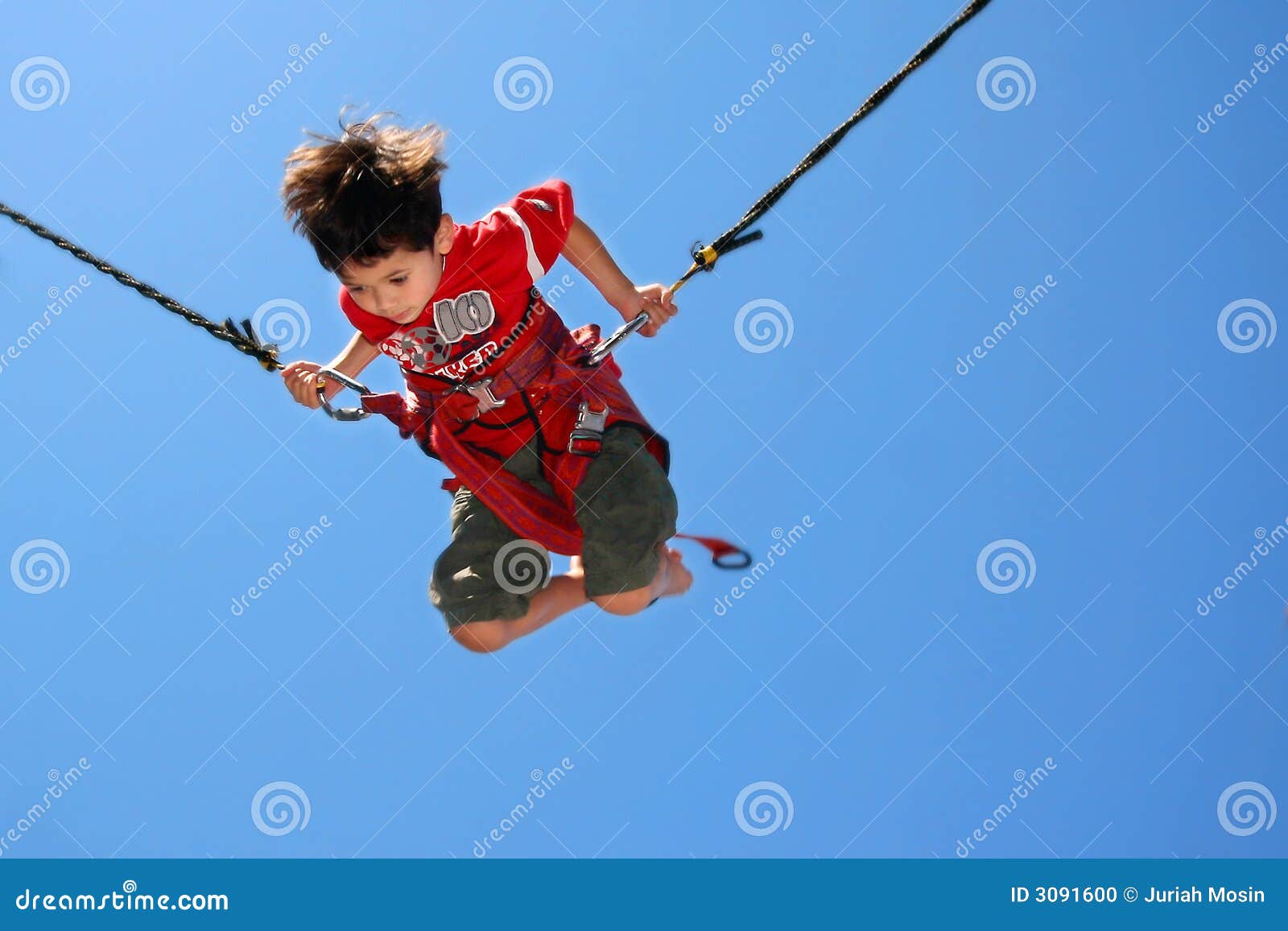 Young boy in jump rope stock photo. Image of excited, children - 3091600