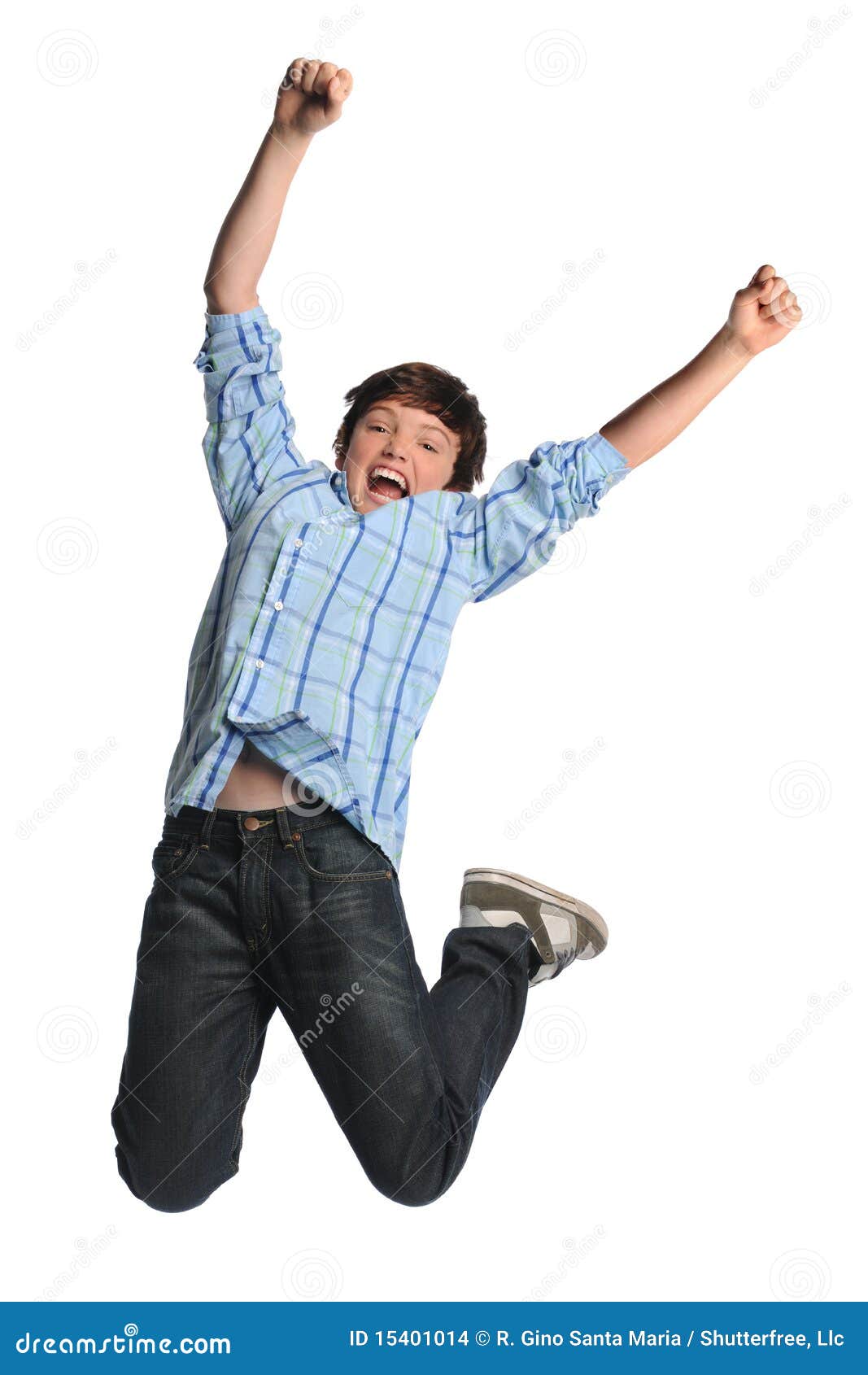 Young Boy Jumping stock photo. Image of jumping, joyful - 15401014