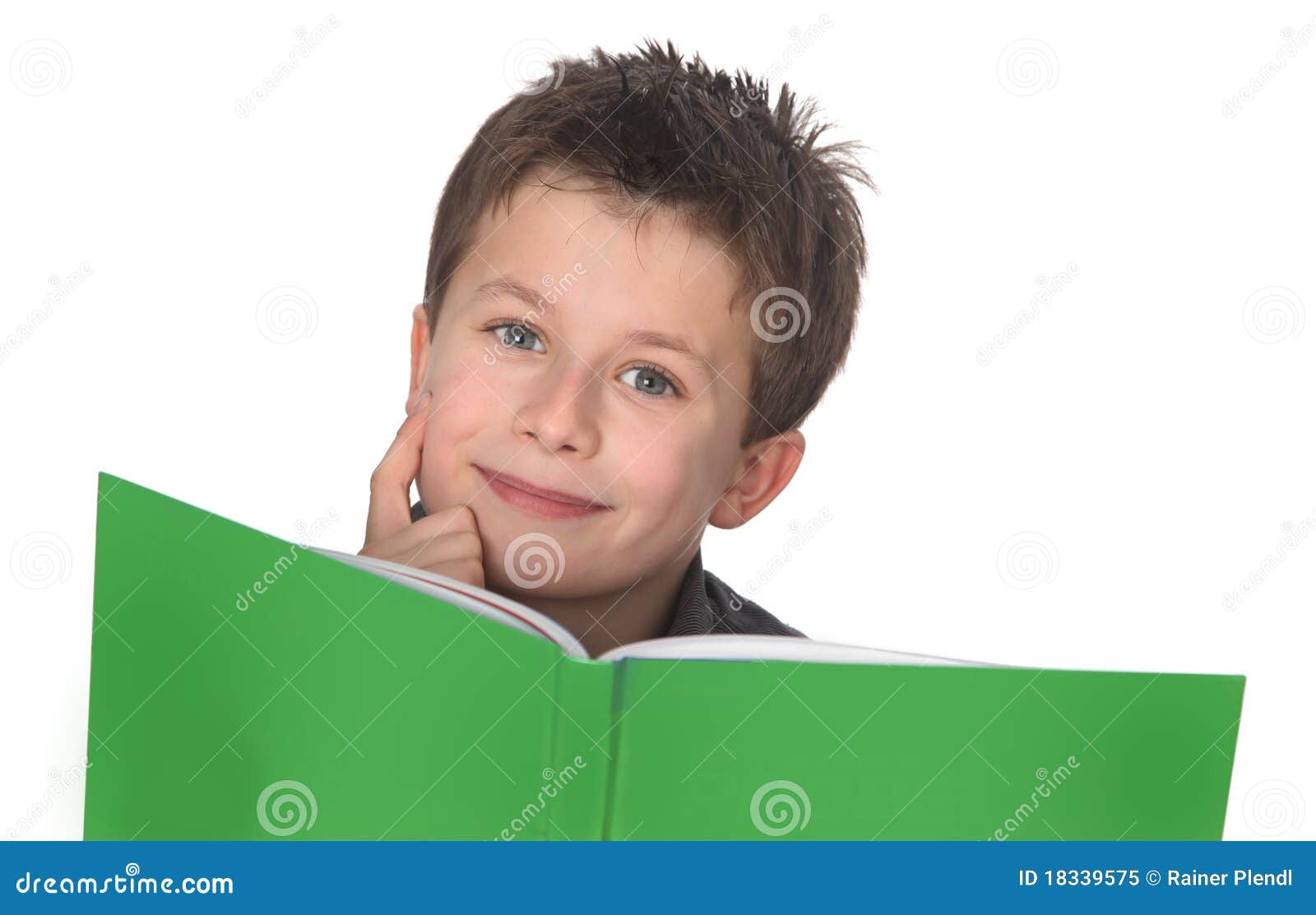 Young boy learning stock image. Image of student, caucasian - 18339575