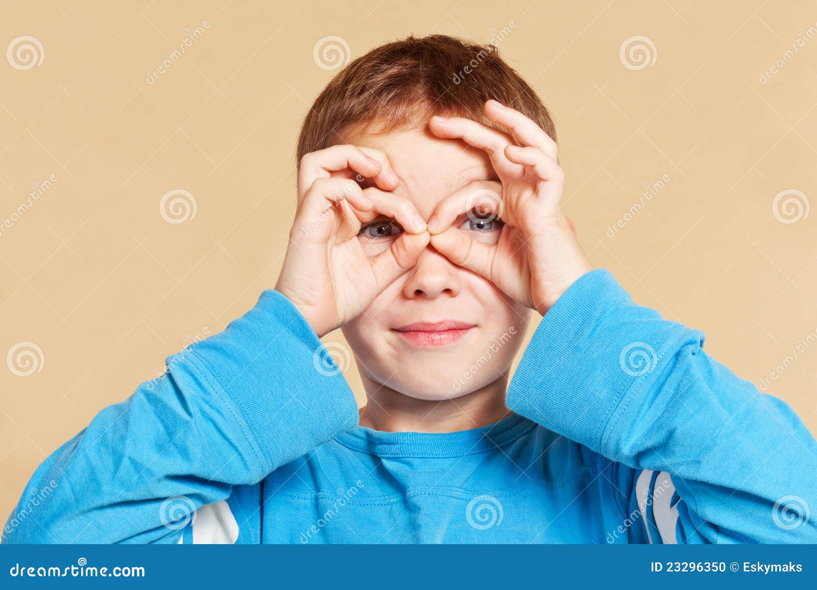 Young Boy Looking Isolated. Stock Photo - Image of smile, cute: 23296350