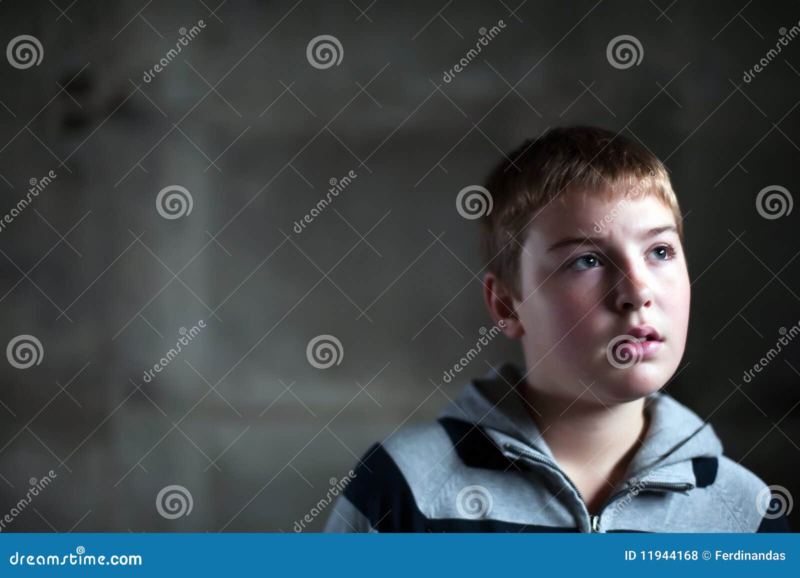 Young Boy Looking Up with Hope in His Eyes Stock Photo - Image of head ...
