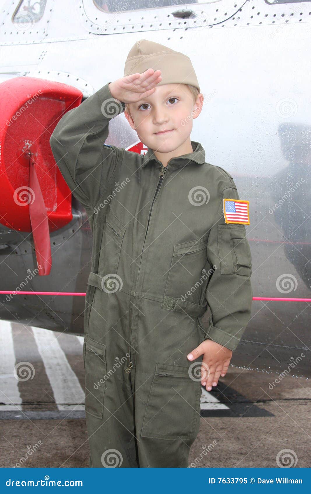 Young boy navy pilot stock image. Image of flying, salute - 7633795