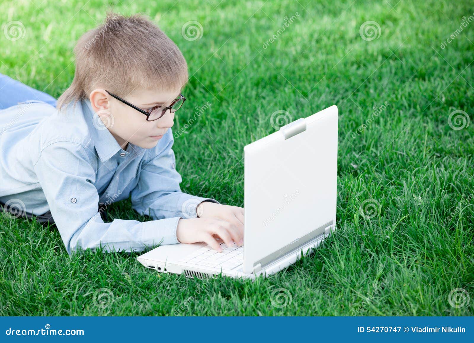 Young boy with notebook stock image. Image of outdoor - 54270747