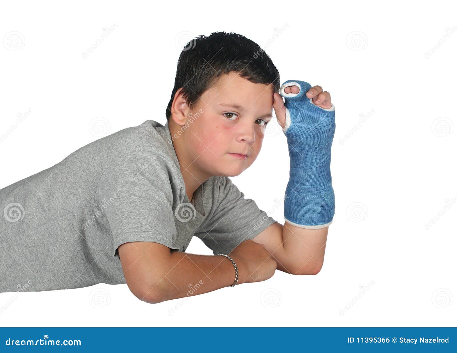 Young boy in pain in cast stock photo. Image of healthcare - 11395366