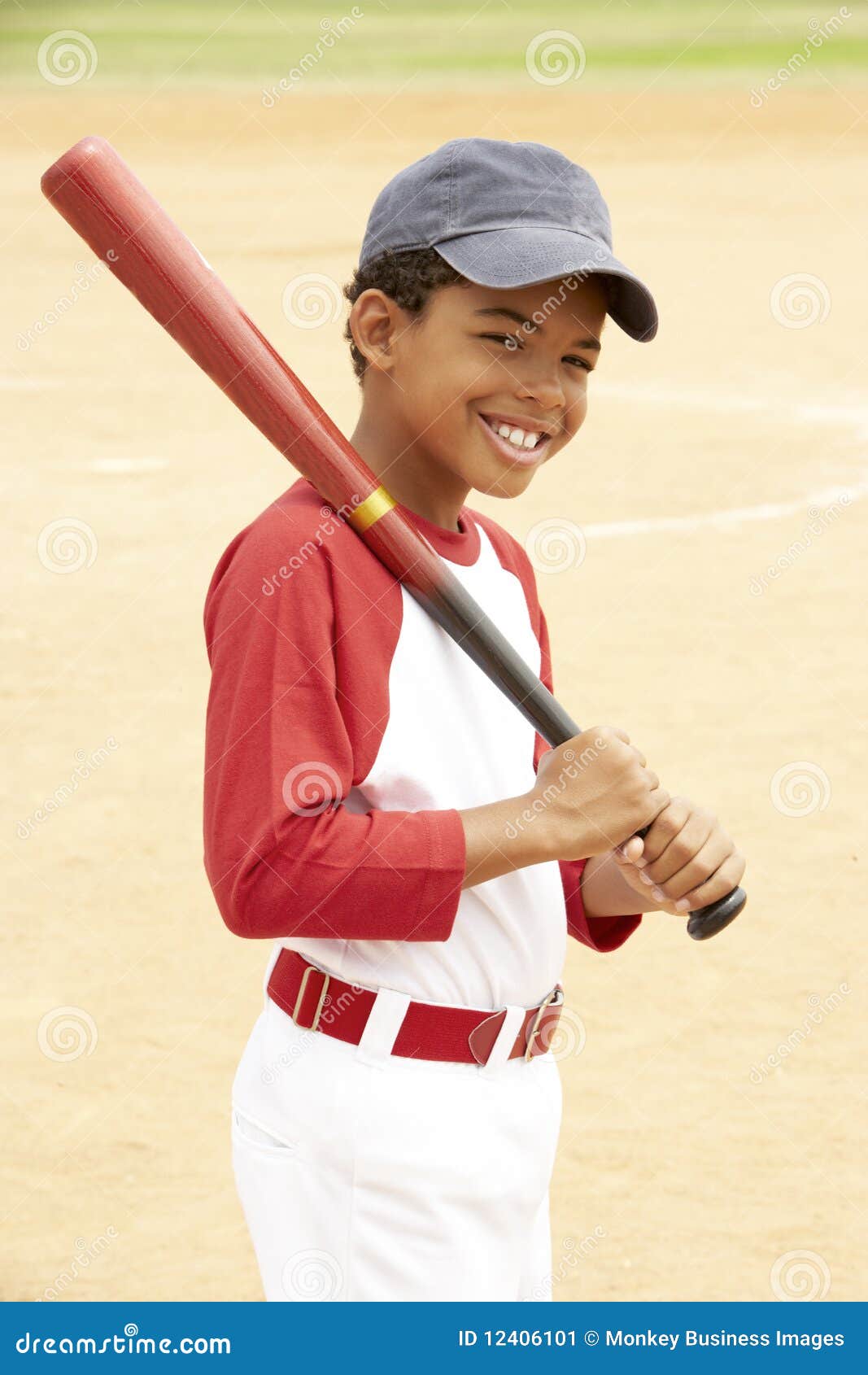 Young Boy Playing Baseball stock image. Image of ball - 12406101