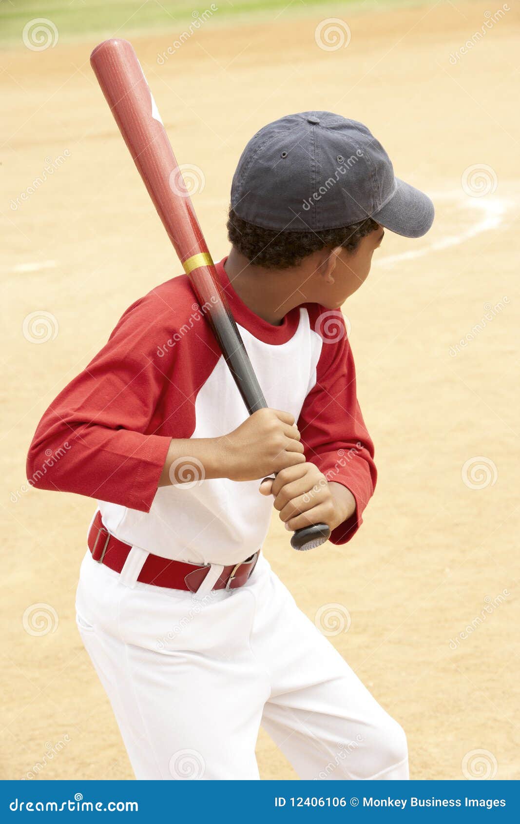 Young Boy Playing Baseball stock photo. Image of scoring - 12406106