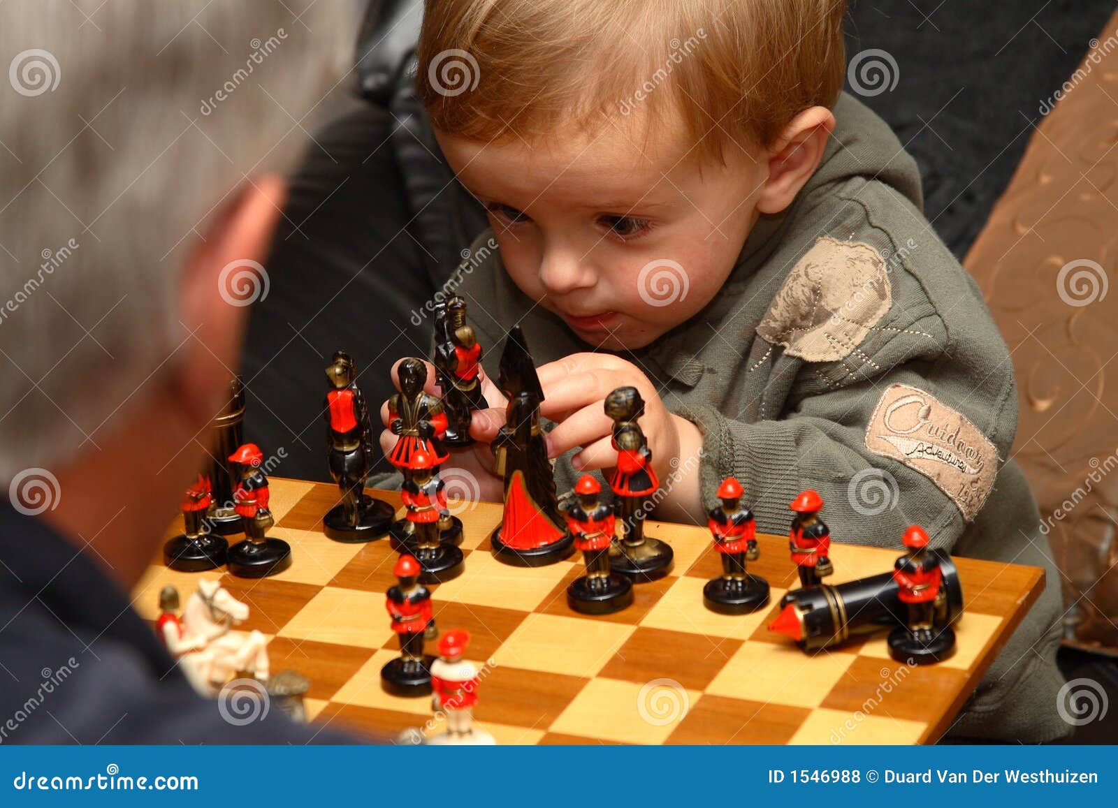 Young boy playing chess stock photo. Image of beat, think - 1546988