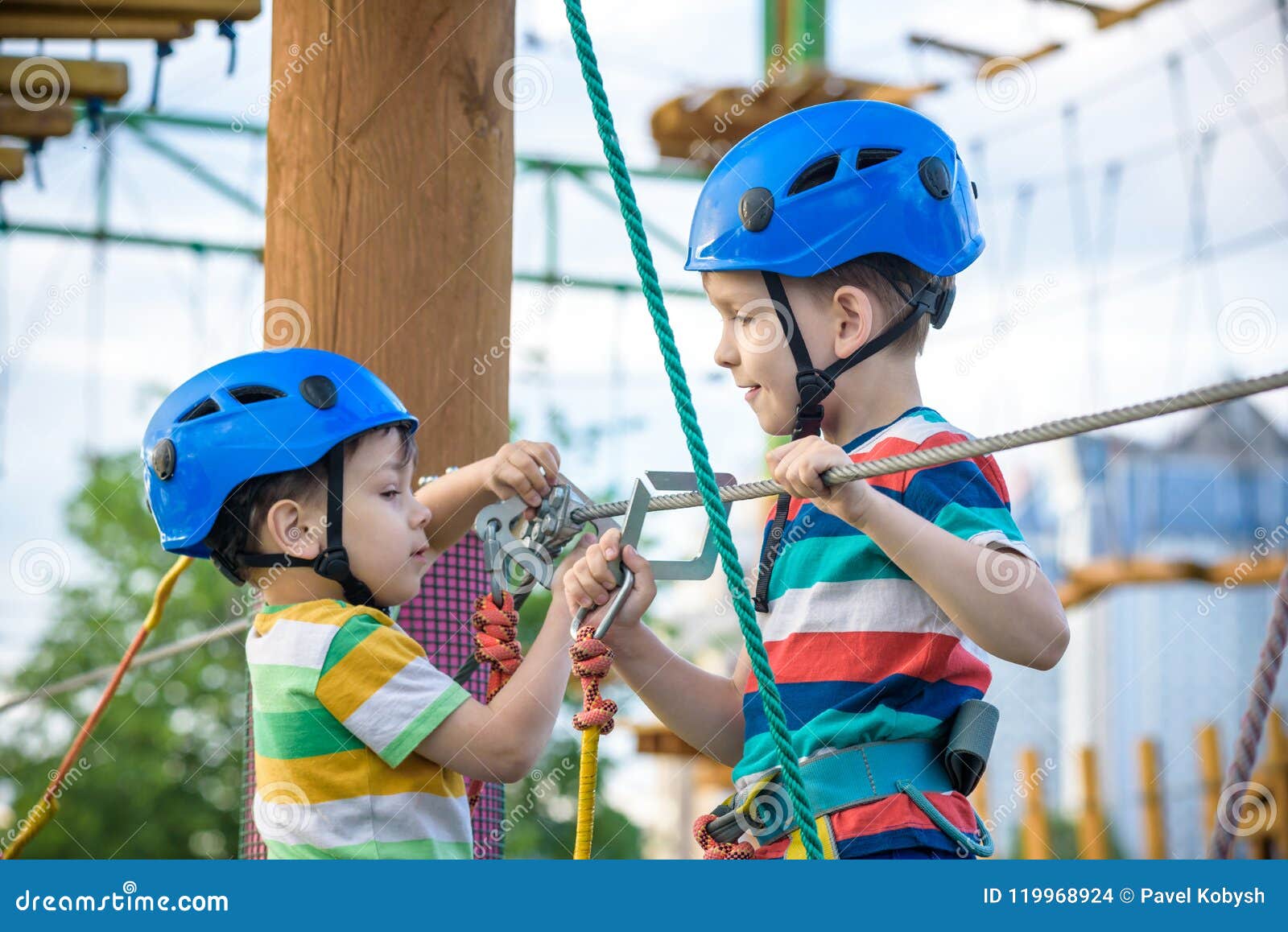 Young Boy Playing and Having Fun Doing Activities Outdoors. Happiness ...