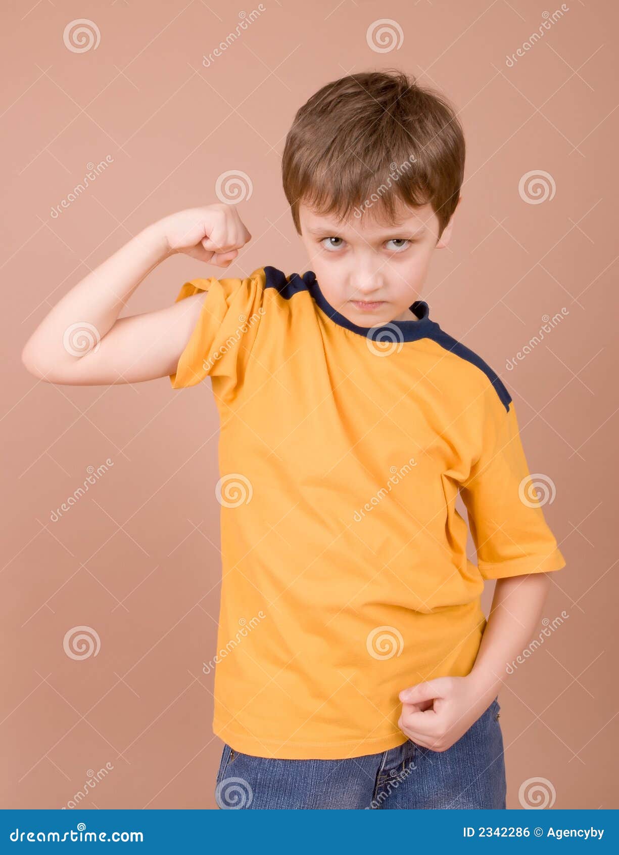 Young boy portrait stock photo. Image of green, childhood - 2342286
