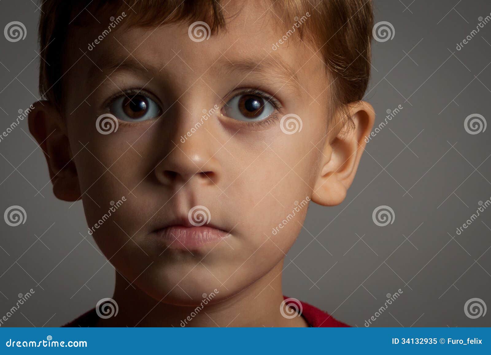 Young Boy portrait stock image. Image of outside, soft - 34132935