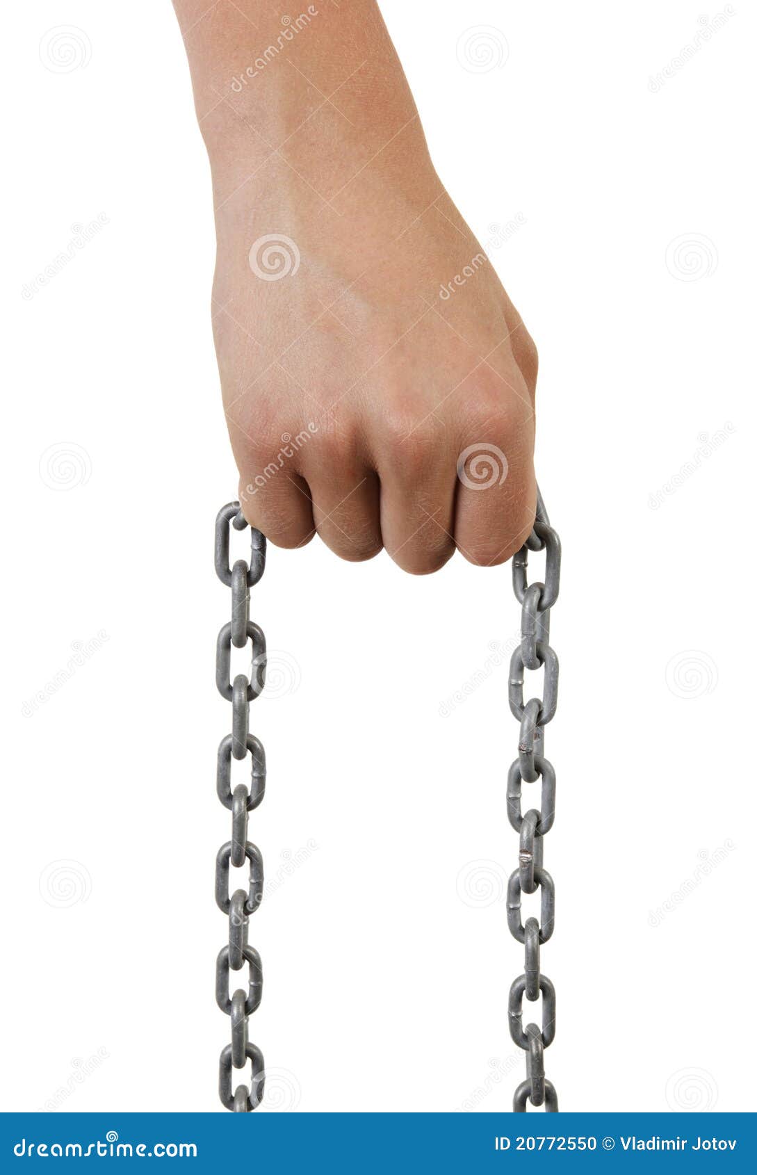Young Boy S Hand Holding a Chain Stock Photo - Image of person ...
