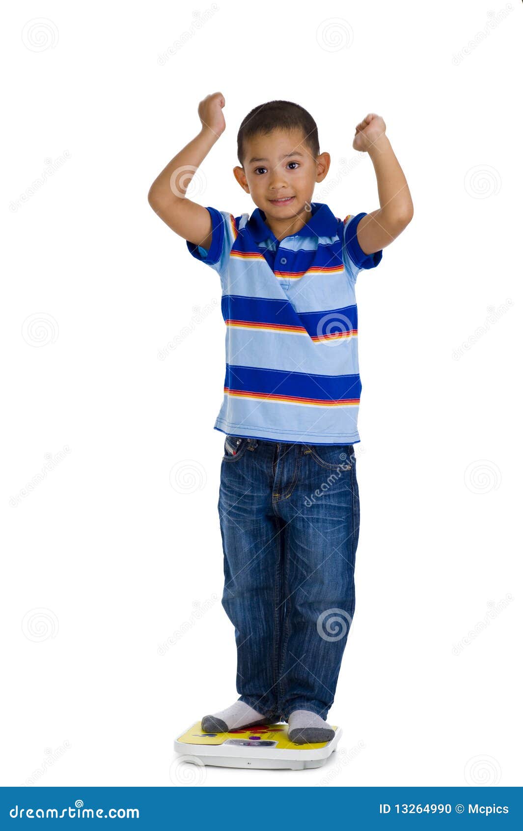 Young boy on scale stock photo. Image of isolated, loss - 13264990