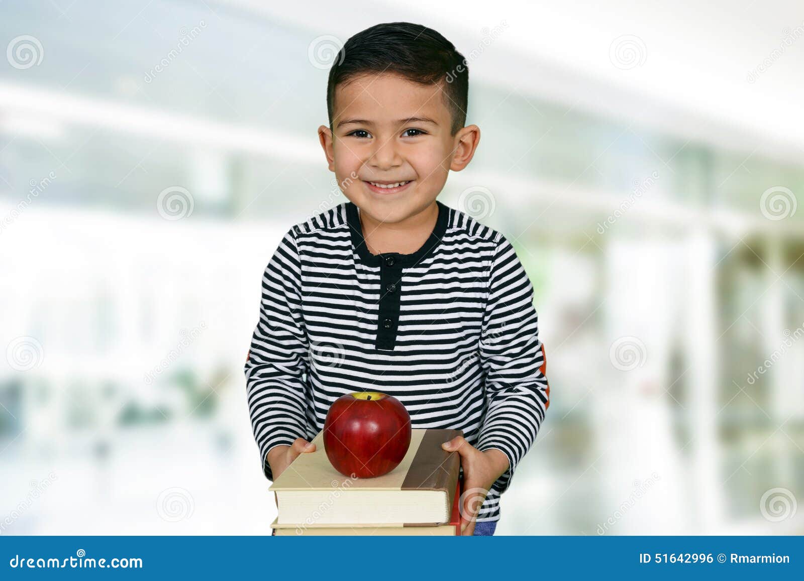 Young Boy at School stock photo. Image of cute, classroom - 51642996