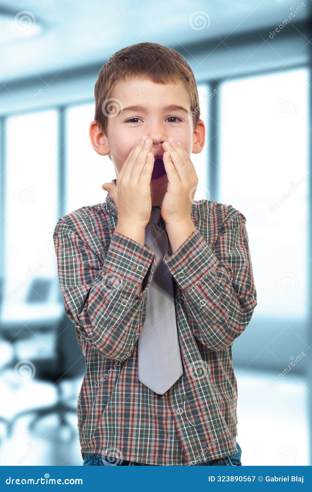 Young boy screaming stock image. Image of amazed, male - 323890567