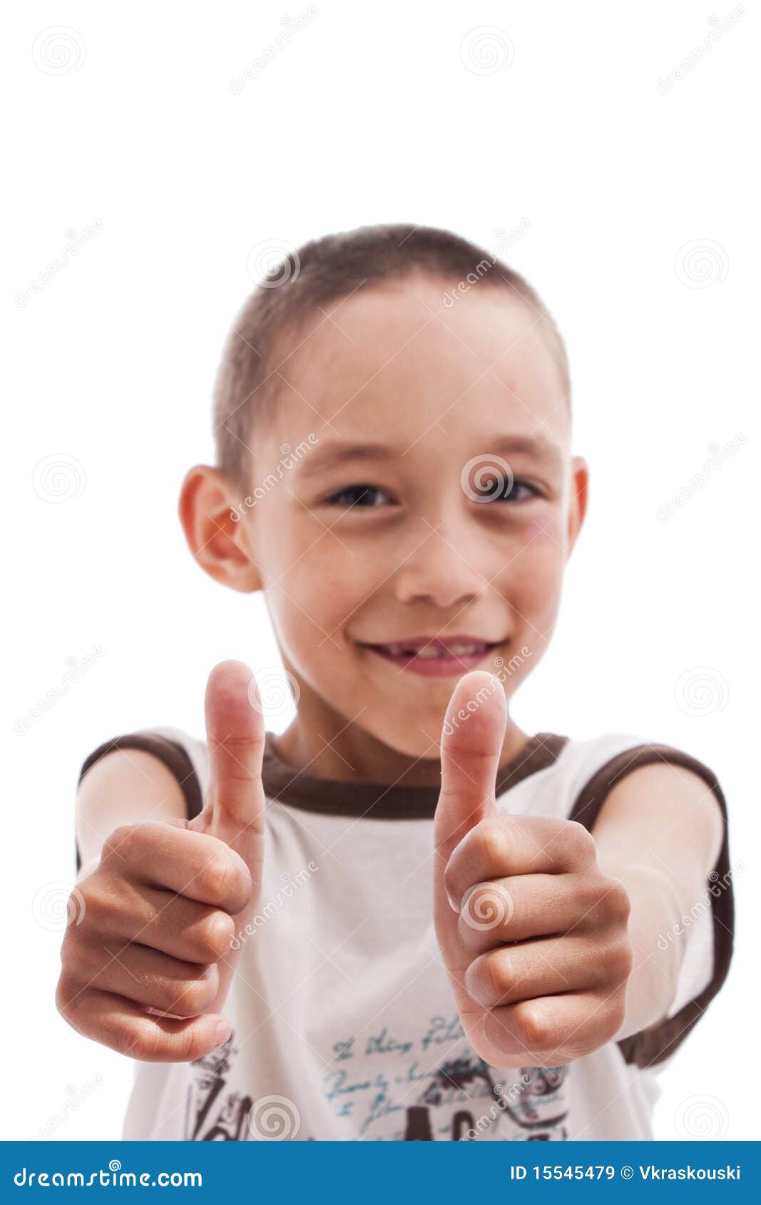 Young boy showing OK stock image. Image of little, beautiful - 15545479